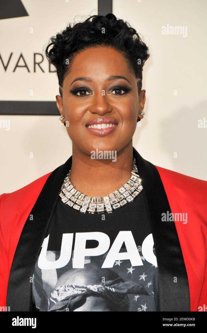 Rhapsody at the 58th annual Grammy Awards held at the Los Angeles ...