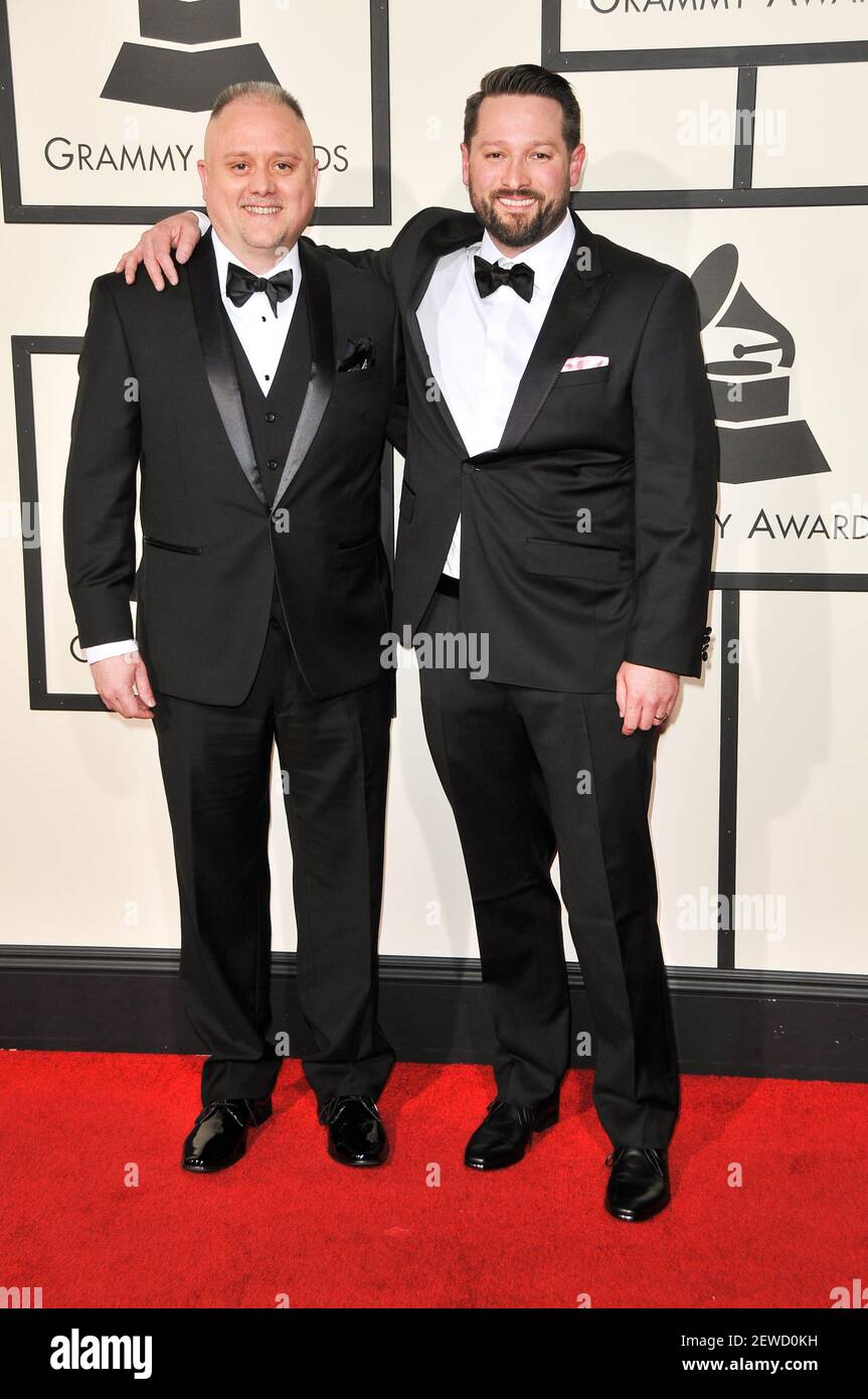 Jeff Jackson, Dryden Jackson at the 58th annual Grammy Awards held at ...