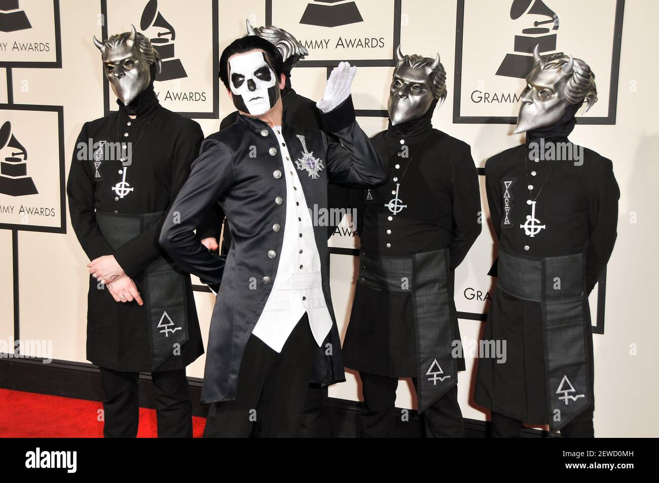 Ghost at the 58th annual Grammy Awards held at the Los Angeles ...