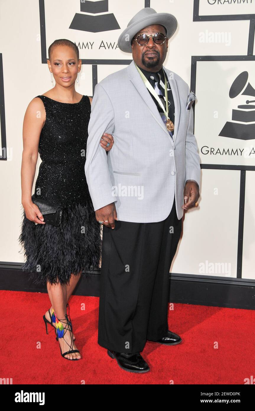George Clinton at the 58th annual Grammy Awards held at the Los Angeles ...