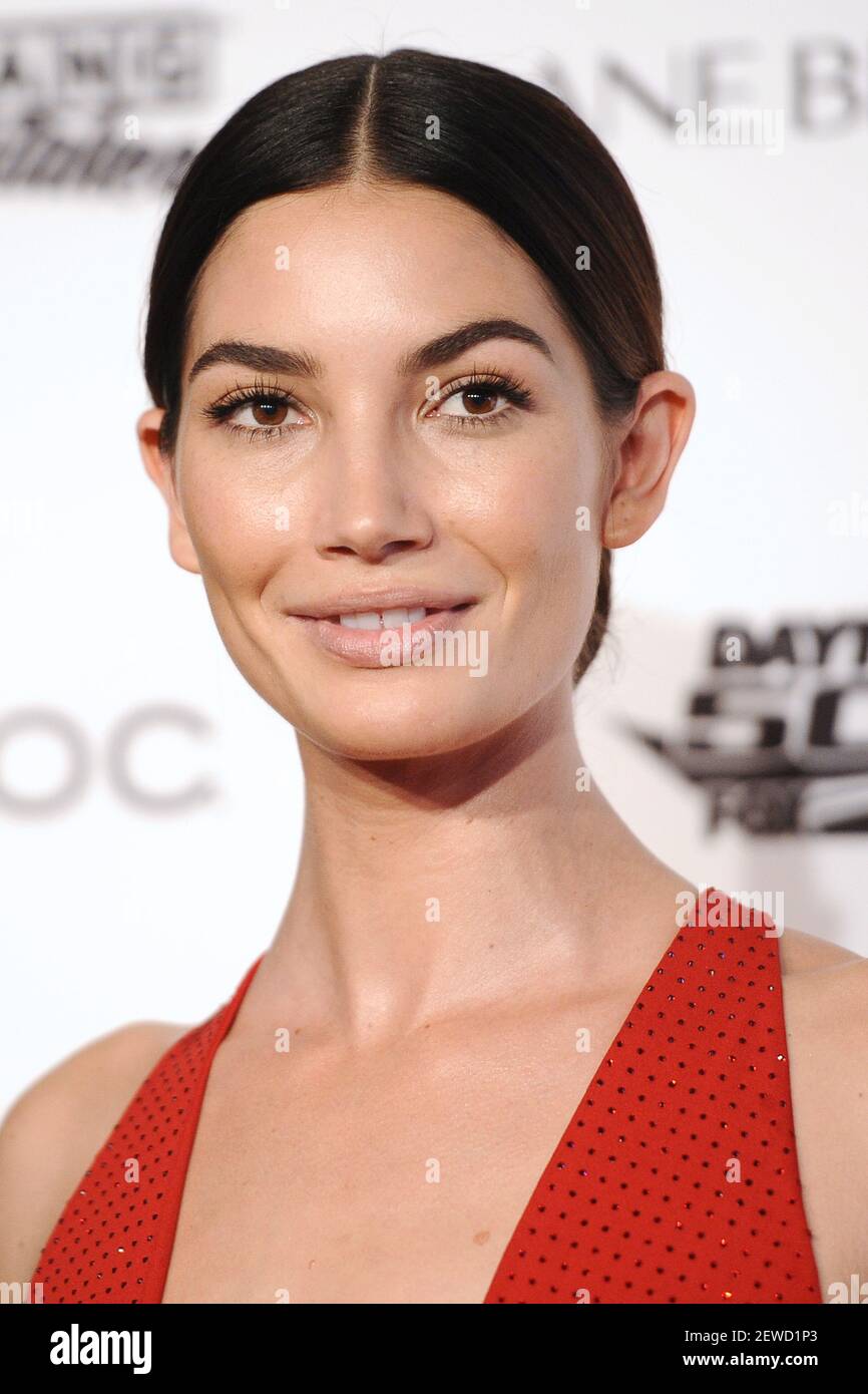 Model Lily Aldridge attends the launch of the 2016 Sports Illustrated ...