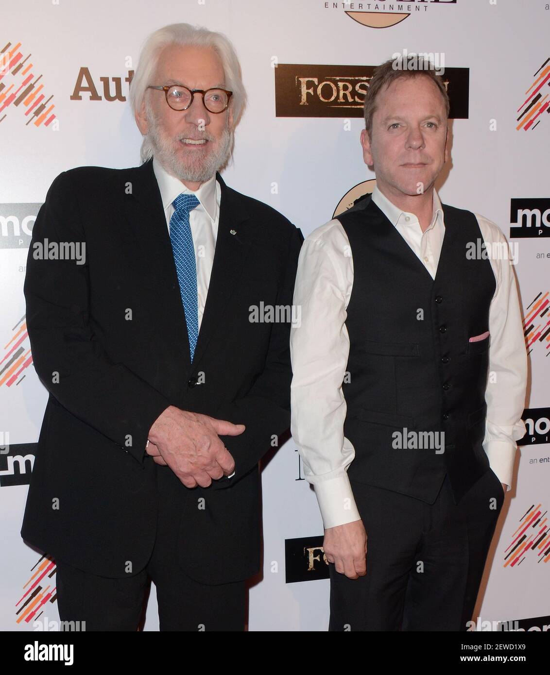 Donald Sutherland, Kiefer Sutherland. Arrivals for the LA special ...