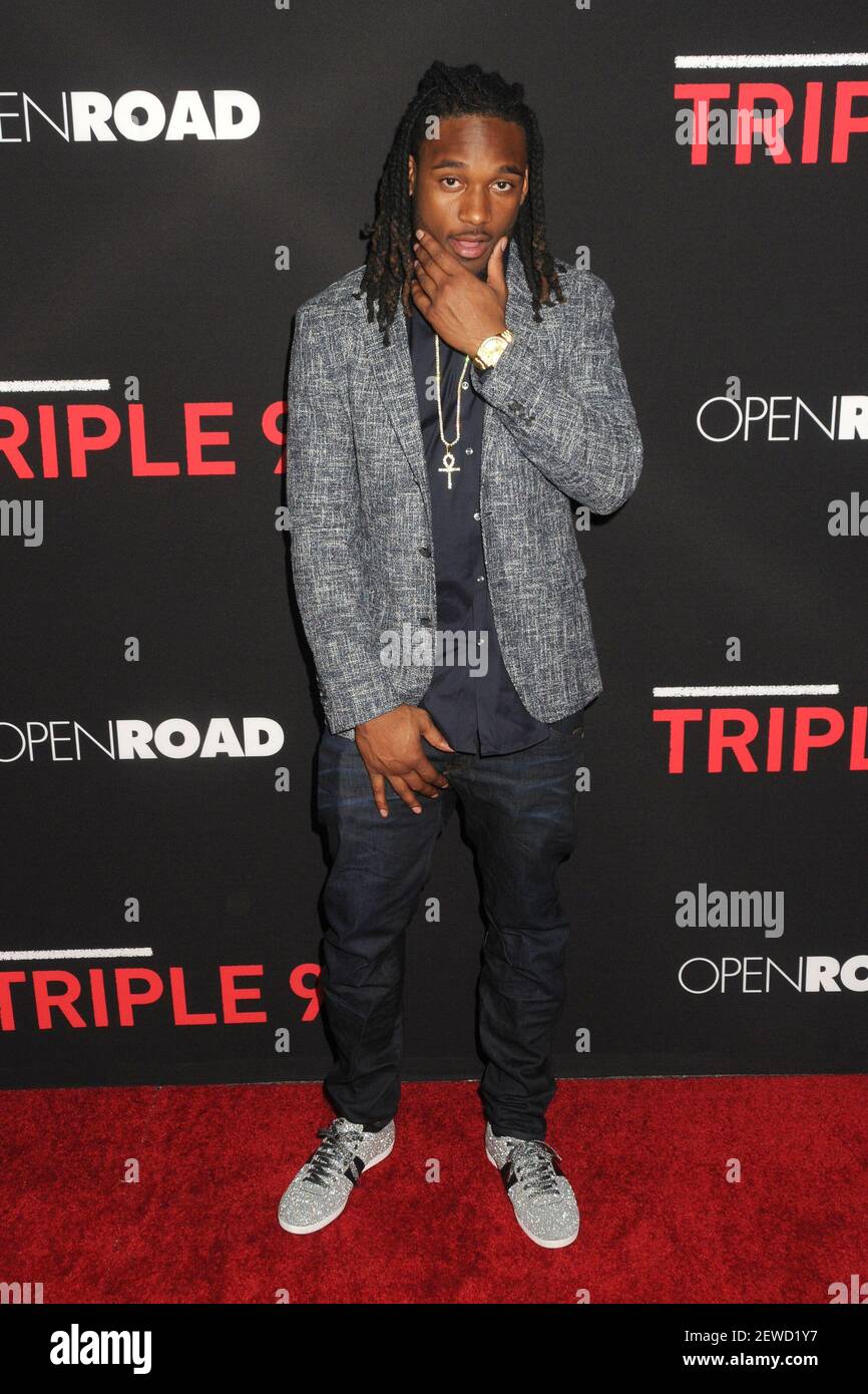 Bradley Roby attending the "Triple 9" Los Angeles Premiere held at ...