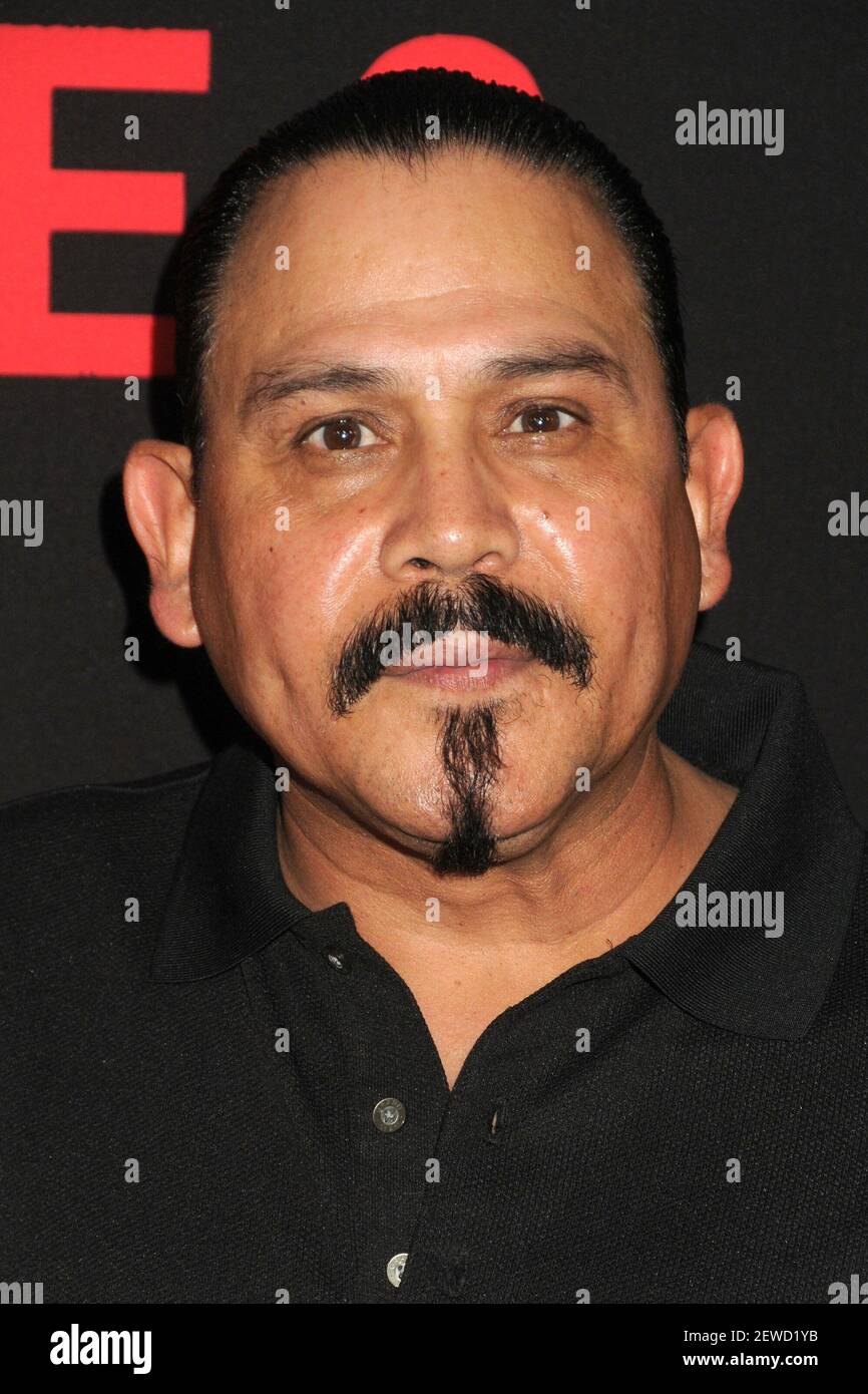 Emilio Rivera attending the "Triple 9" Los Angeles Premiere held at ...