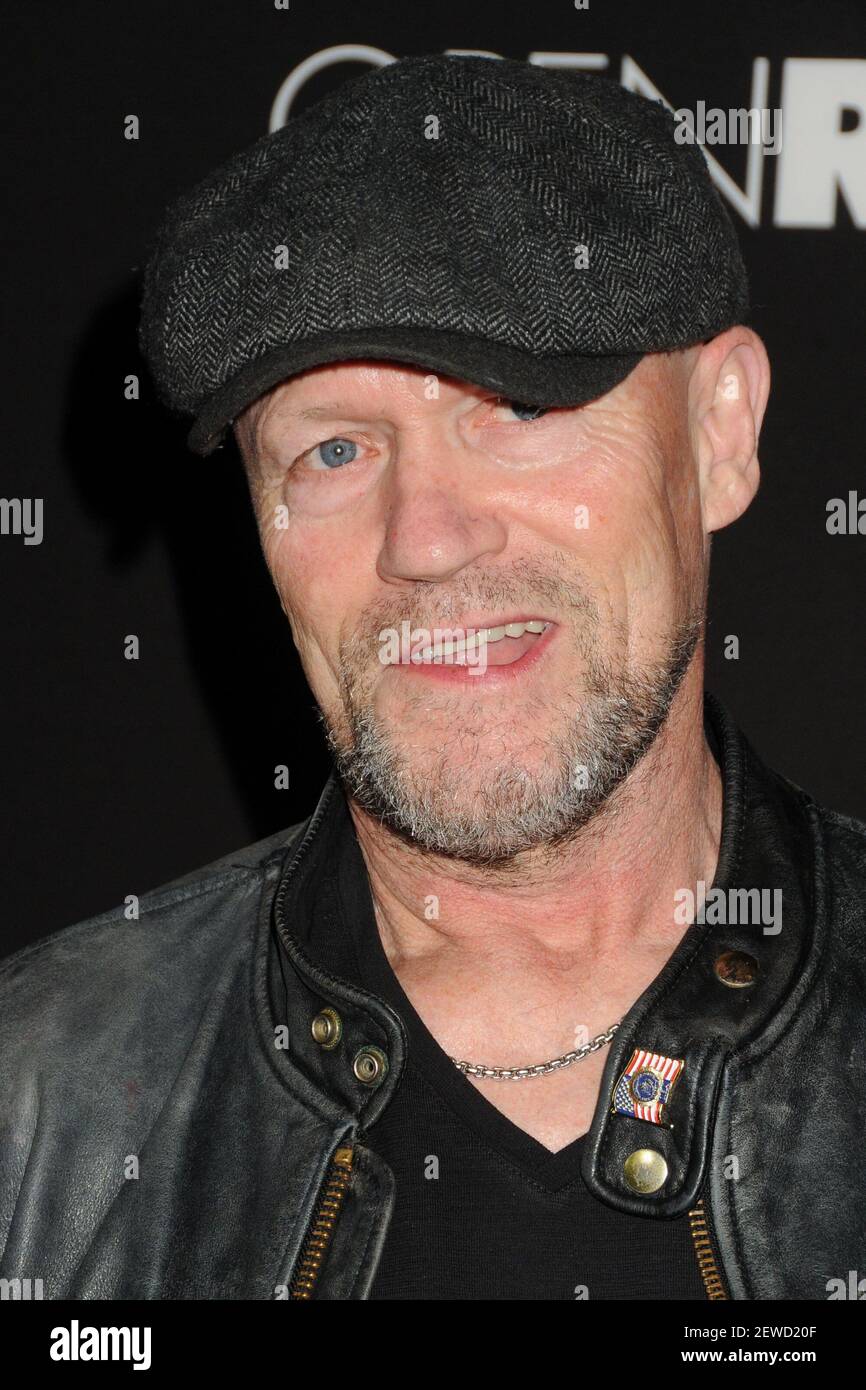 Michael Rooker attending the "Triple 9" Los Angeles Premiere held at ...
