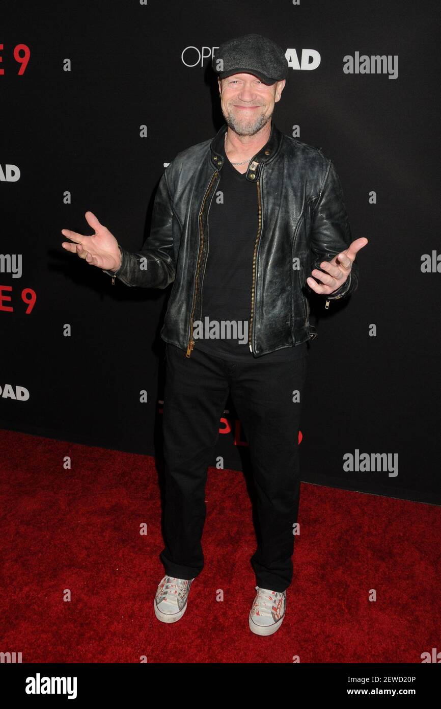 Michael Rooker attending the "Triple 9" Los Angeles Premiere held at ...