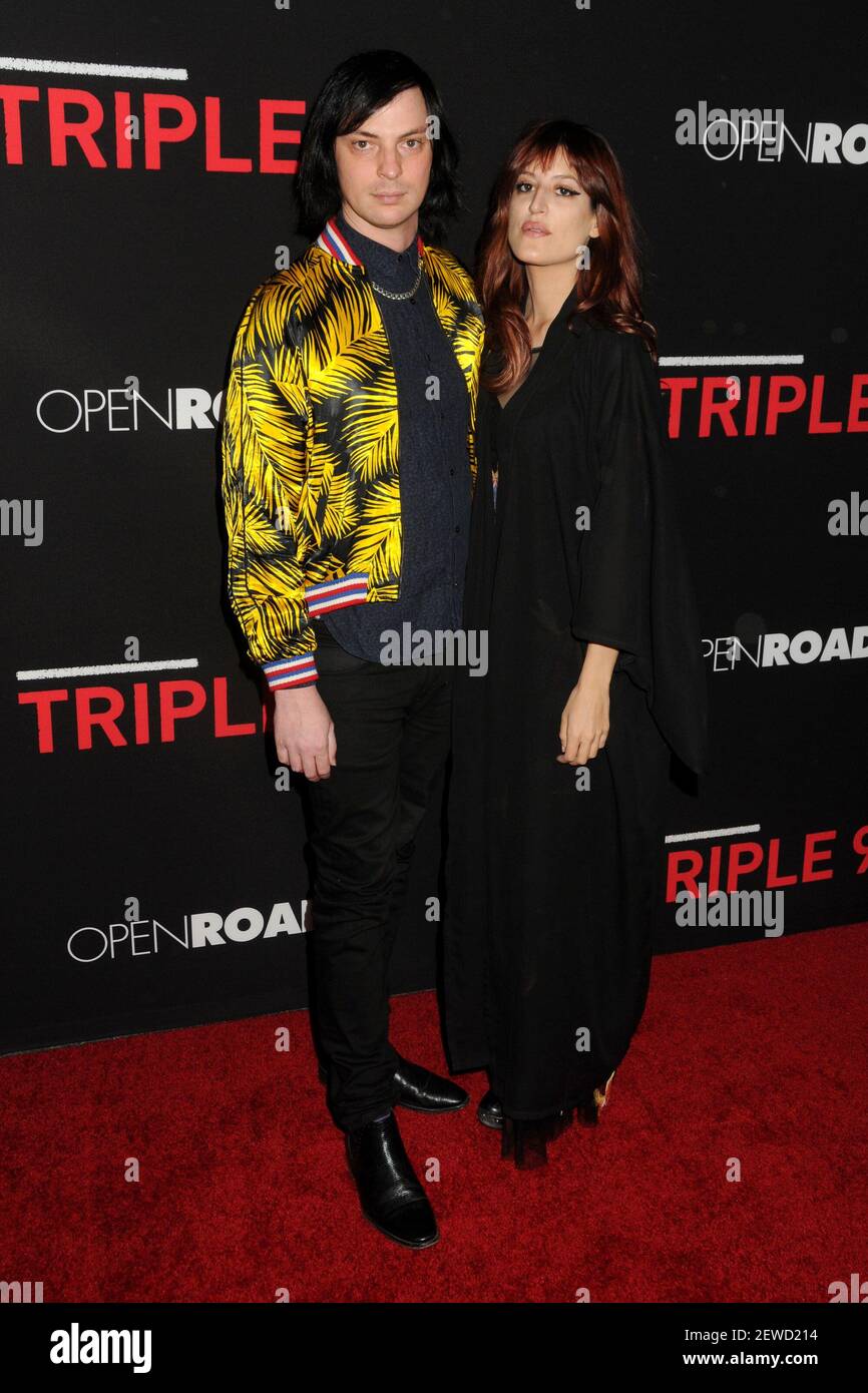 Leopold Ross, Ioanna Gika attending the "Triple 9" Los Angeles Premiere ...