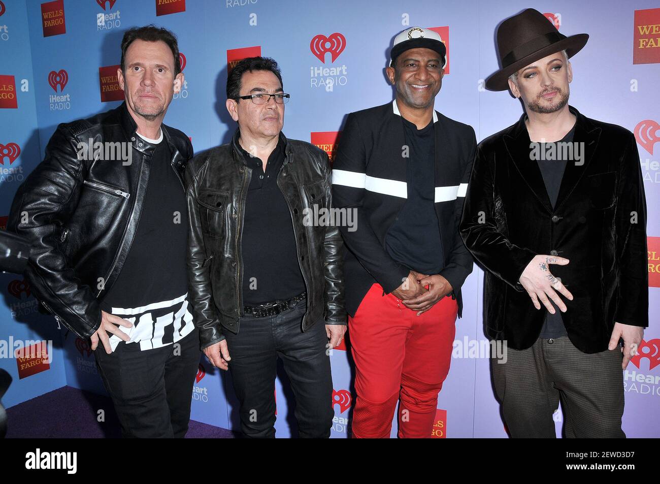 (L-R) Culture Club - Roy Hay, Jon Moss, Mikey Craig and Boy George ...