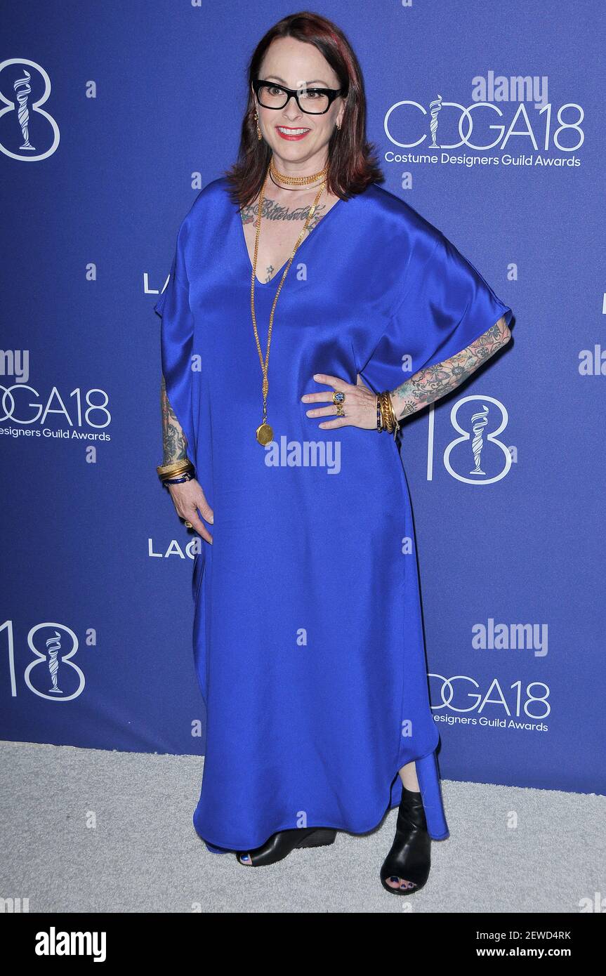 Julie Vogel arrives at the 18th Costume Designers Guild Awards held at ...