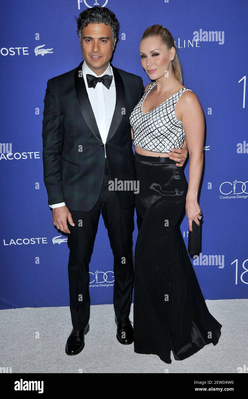 (L-R) Jaime Camil and Heidi Balvanera arrives at the 18th Costume ...