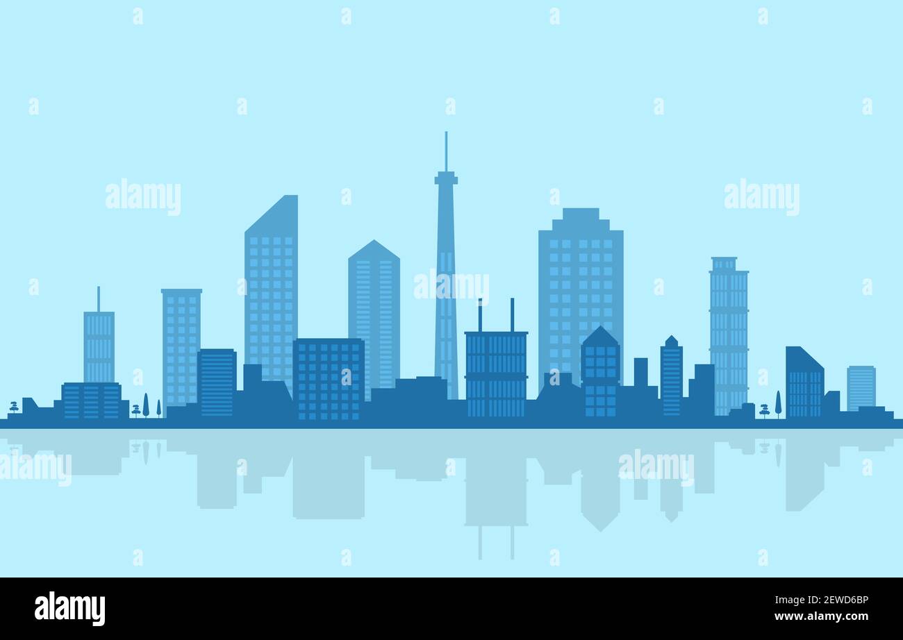 Building reflections Stock Vector Images - Alamy