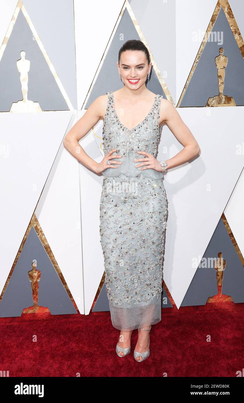 Daisy Ridley arriving at the 88th Academy Awards Ceremony held at the ...