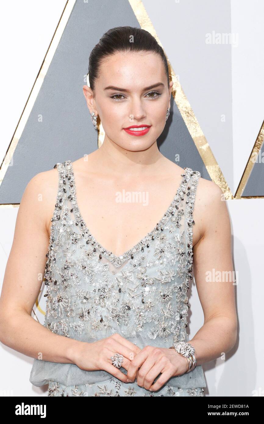 Daisy Ridley arriving at the 88th Academy Awards Ceremony held at the ...