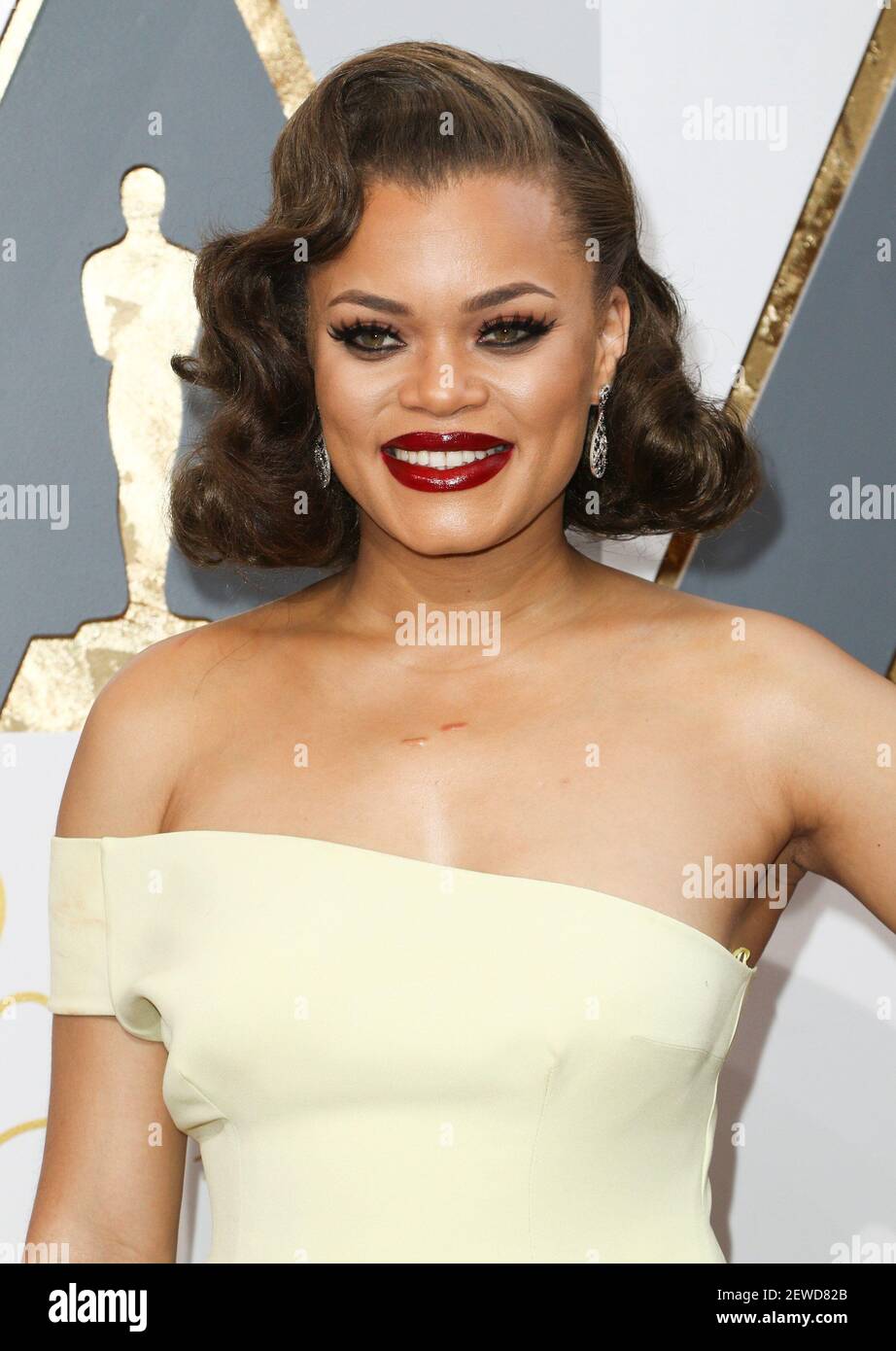 Andra Day arriving at the 88th Academy Awards Ceremony held at the ...