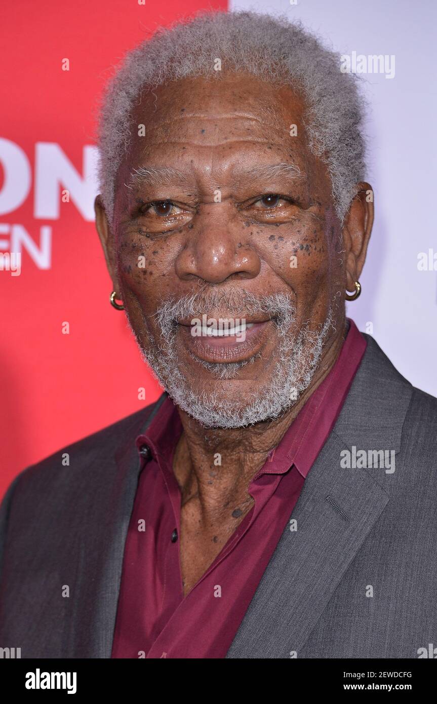 Morgan Freeman arrives at the "London Has Fallen" Los Angeles Premiere ...