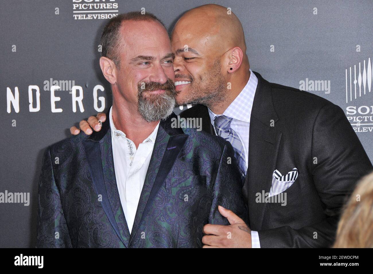 (L-R) Actor Christopher Meloni and Executive Producer Anthony Hemingway ...