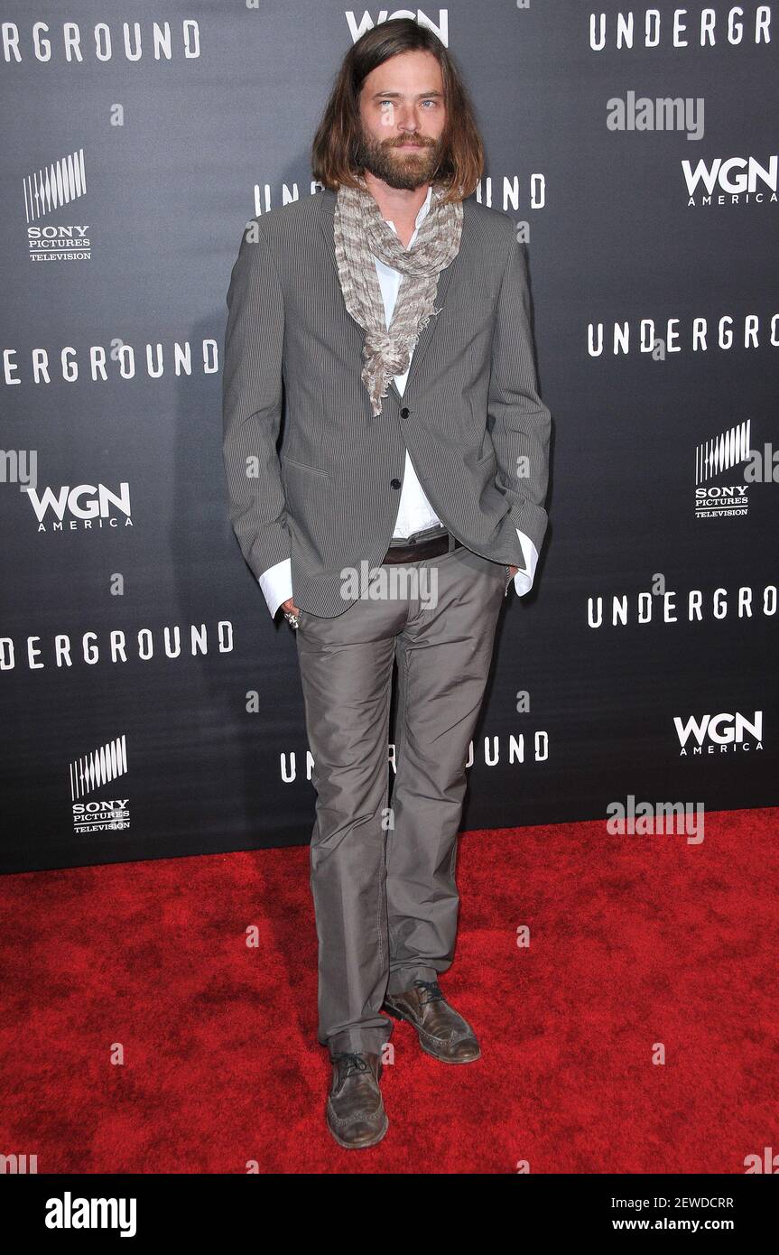 Christopher Backus arrives at the WGN America's "Underground" Los ...