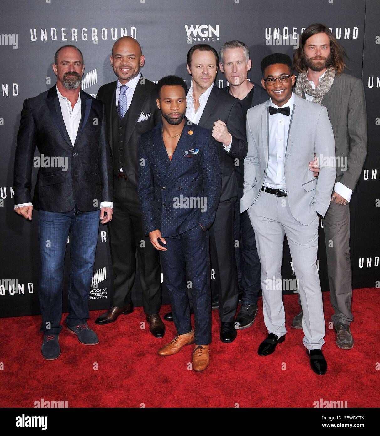 (L-R) "Undeground" Cast & Crew - Christopher Meloni, Anthony Hemingway ...