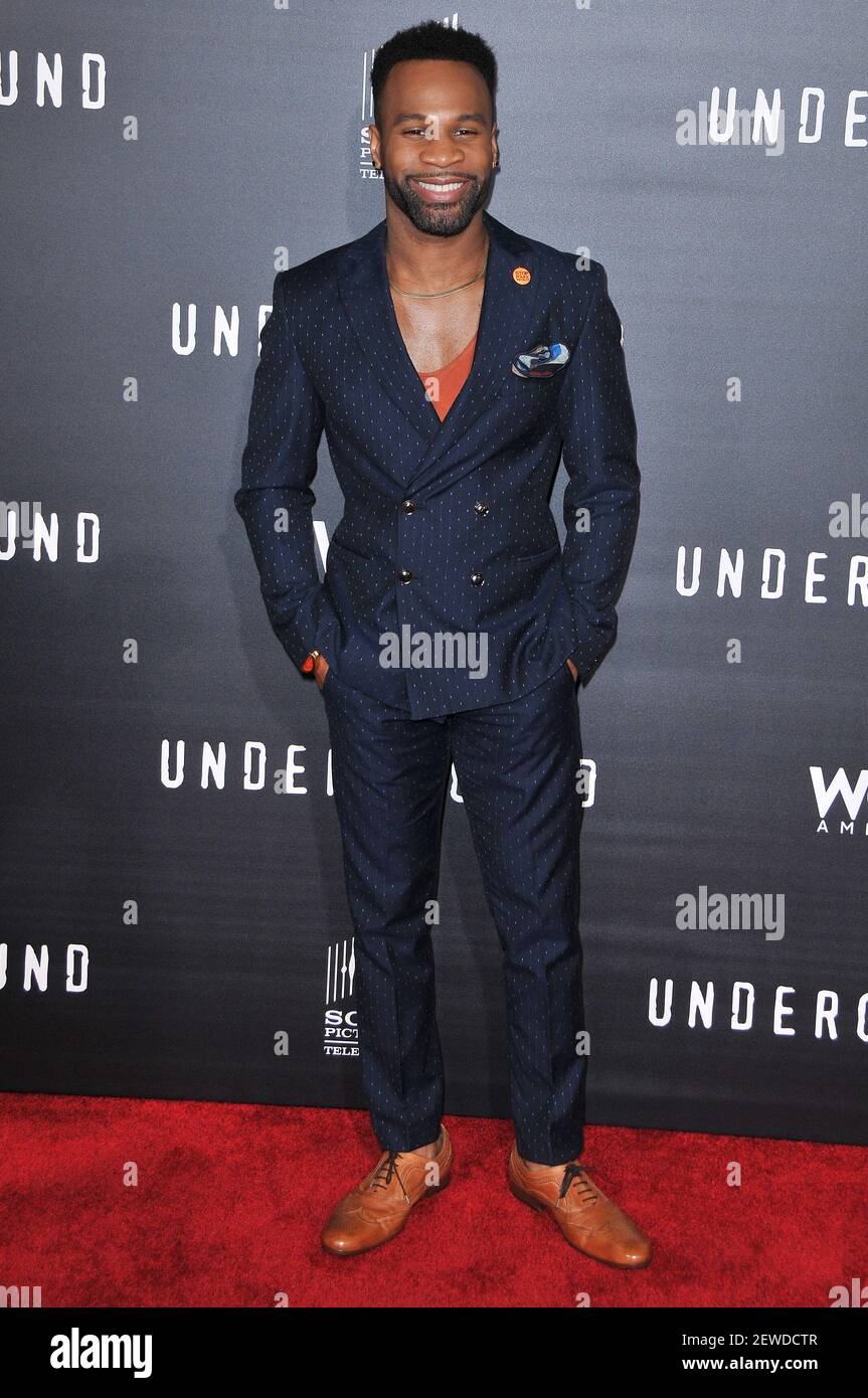 Johnny Ray Gill arrives at the WGN America's "Underground" Los Angeles ...