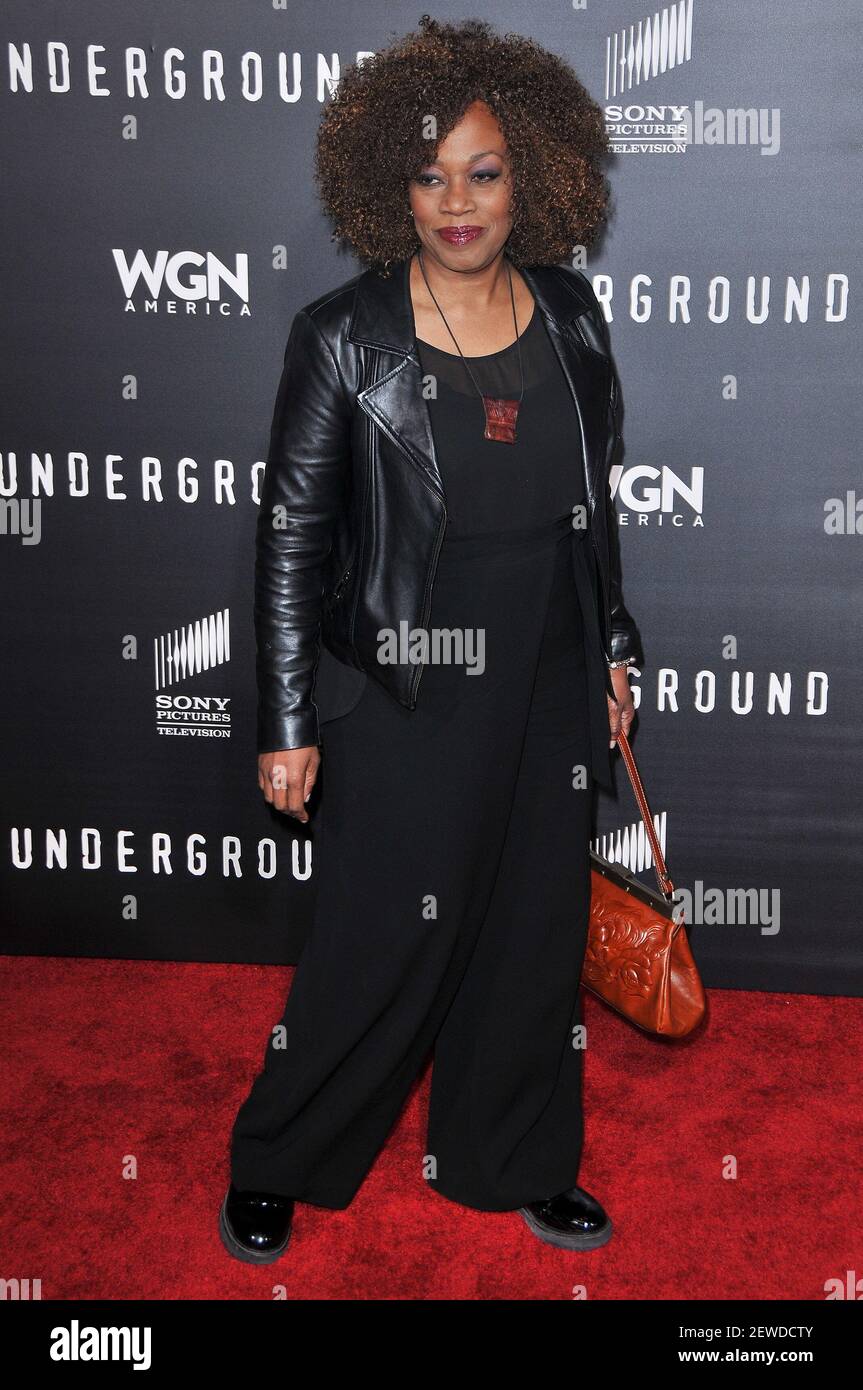 Regina Taylor arrives at the WGN America's "Underground" Los Angeles ...