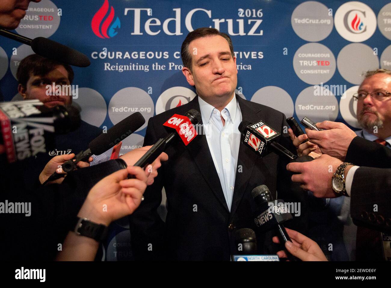 Republican Presidential Candidate Texas Sen Ted Cruz Speaks To The