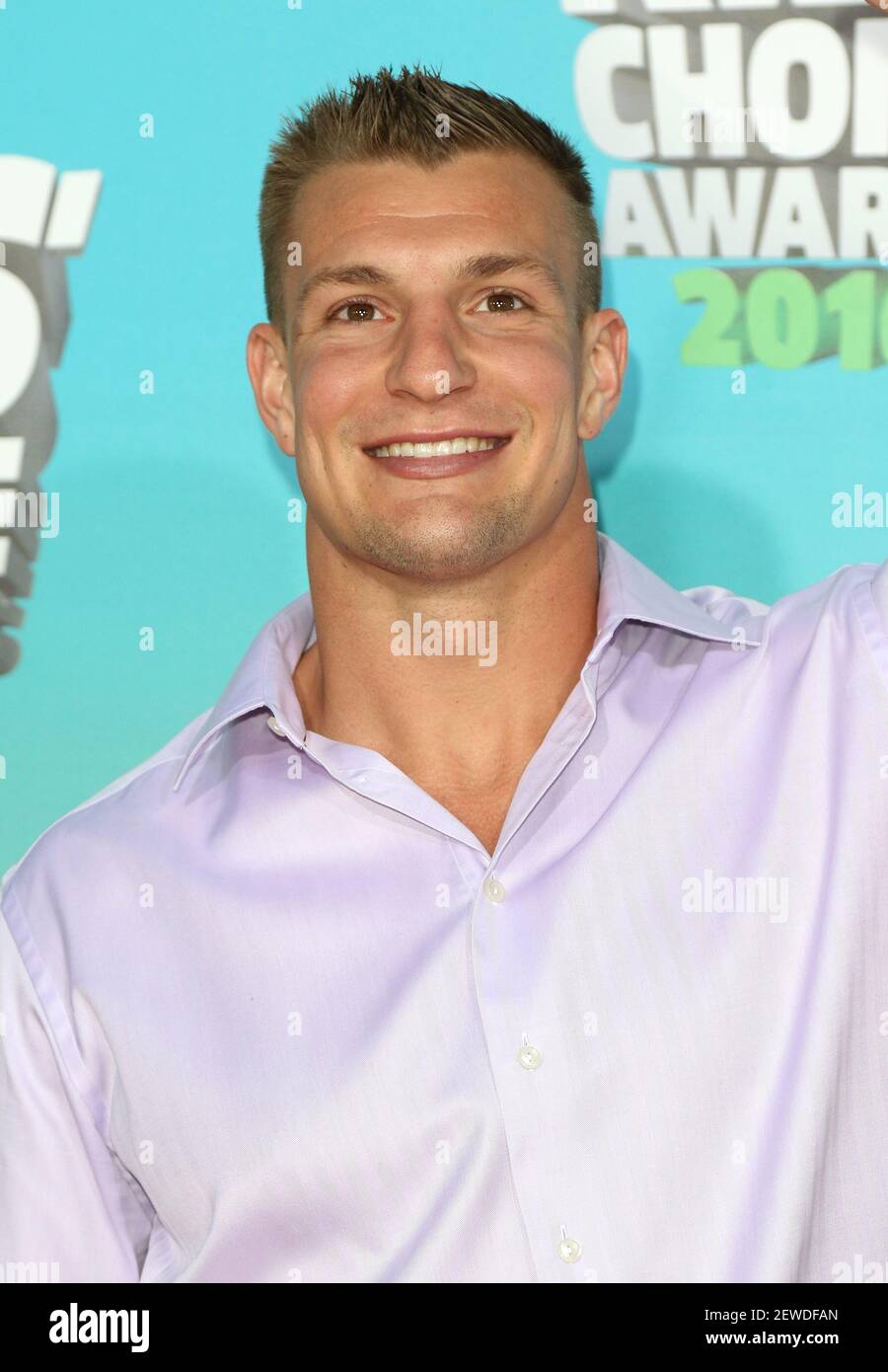 Rob Gronkowski at Nickelodeon's 29th Annual Kids' Choice Awards held at ...