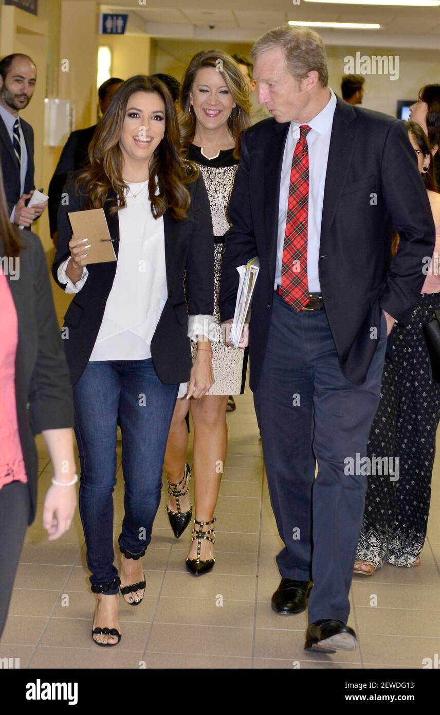MIAMI, FL - MARCH 10: Eva Longoria, Maria Cardona and Tom Steyer ...