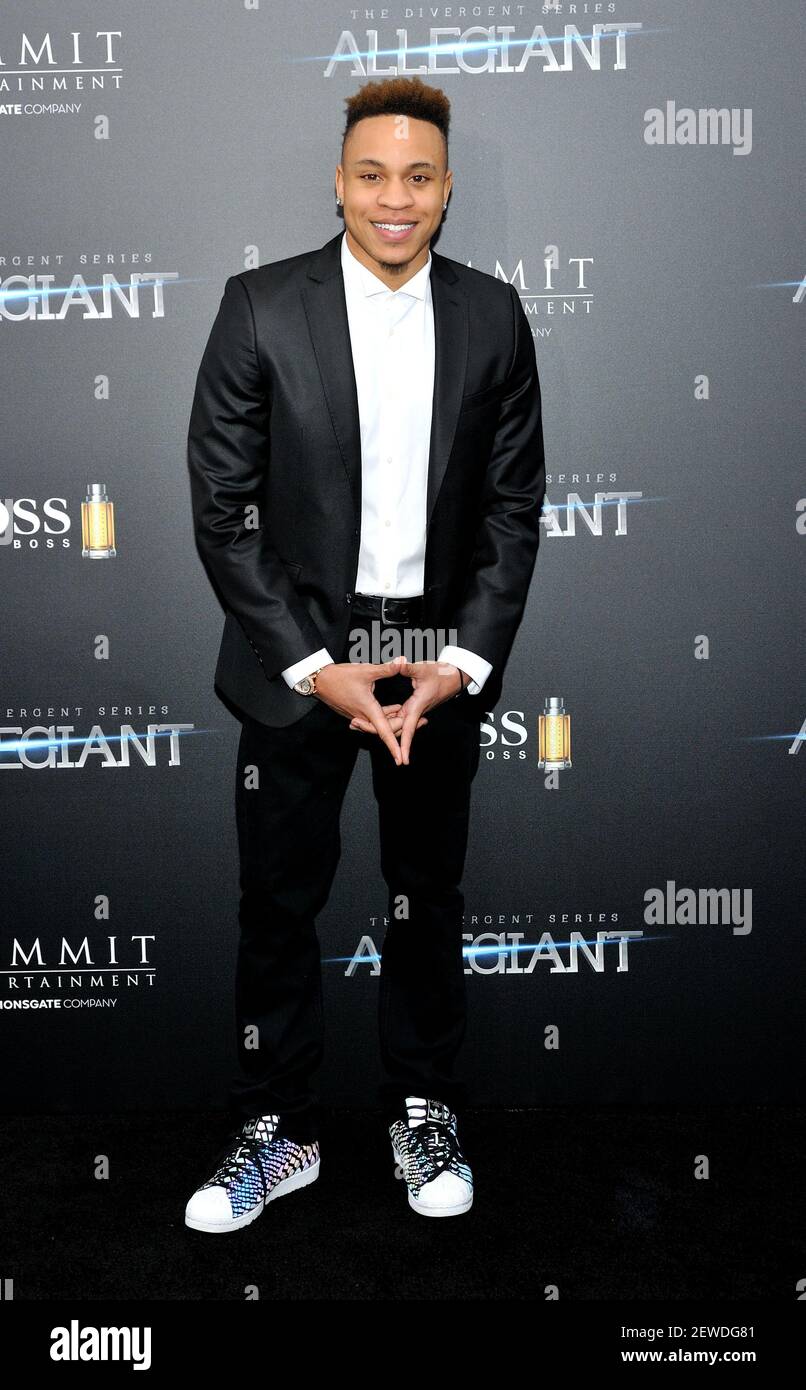 Musician/actor Rotimi attends the world premiere of "the Divergent ...