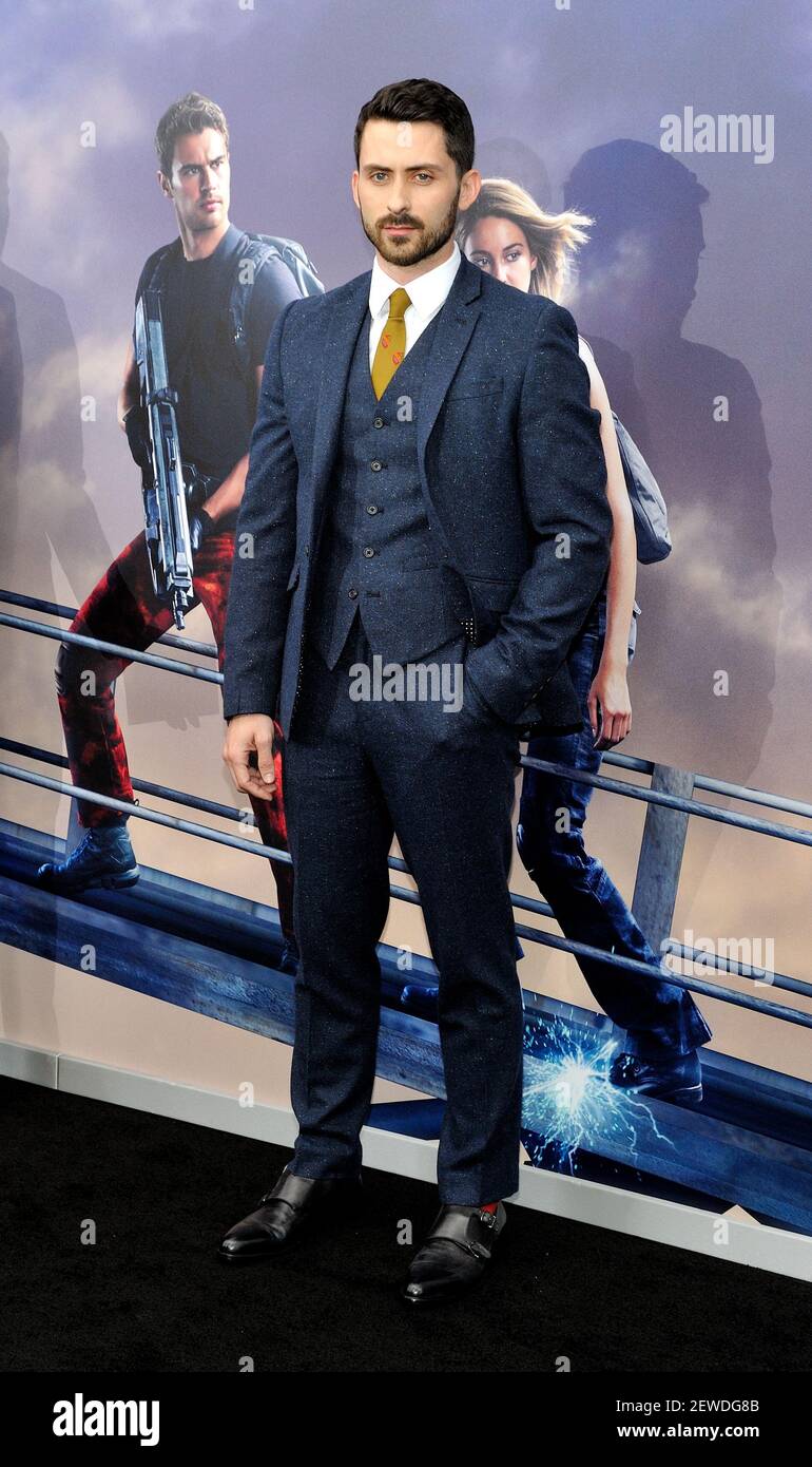 Actor Andy Bean attends the world premiere of "the Divergent Series ...