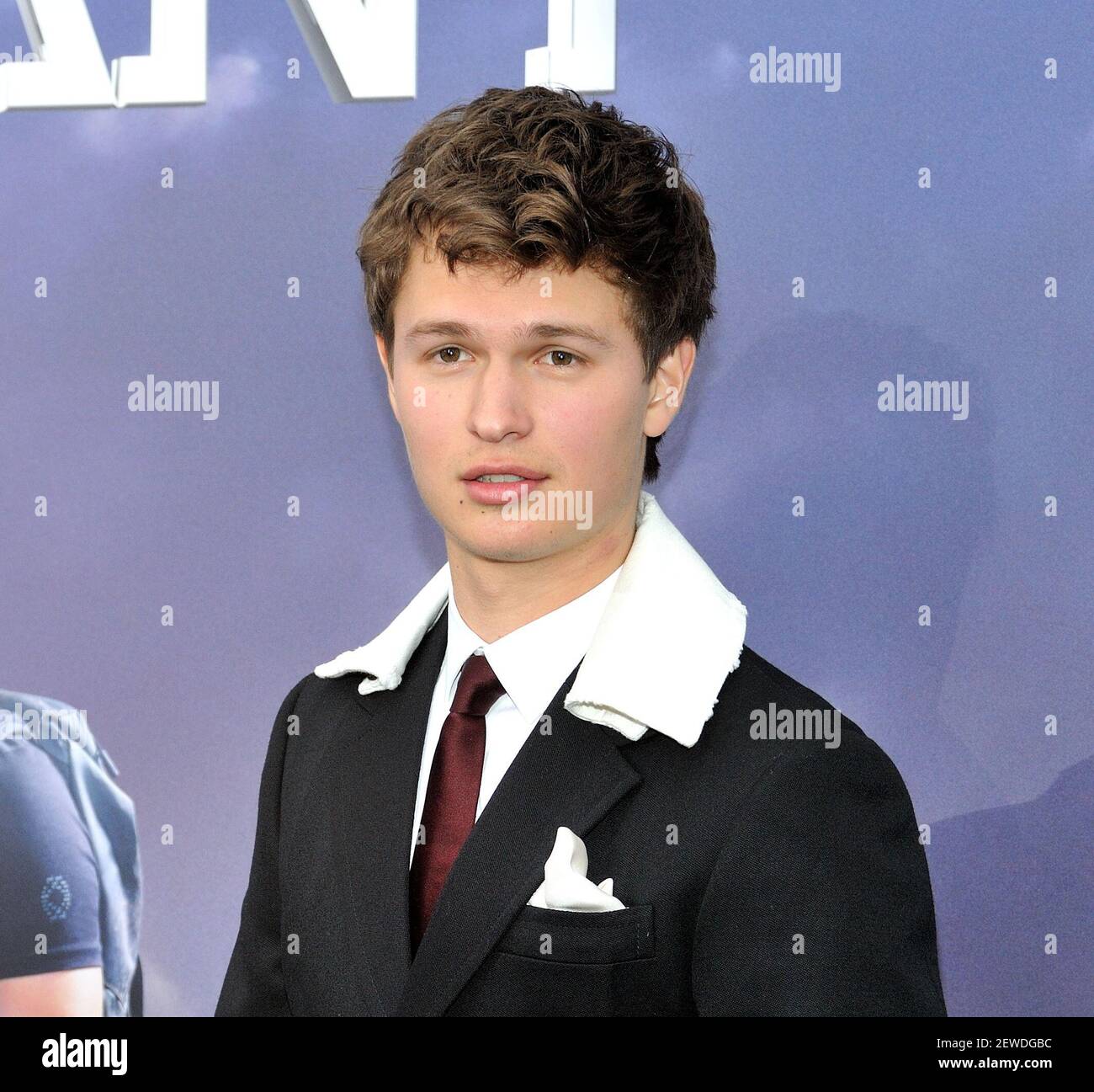 Actor Ansel Elgot attends the world premiere of "the Divergent Series ...