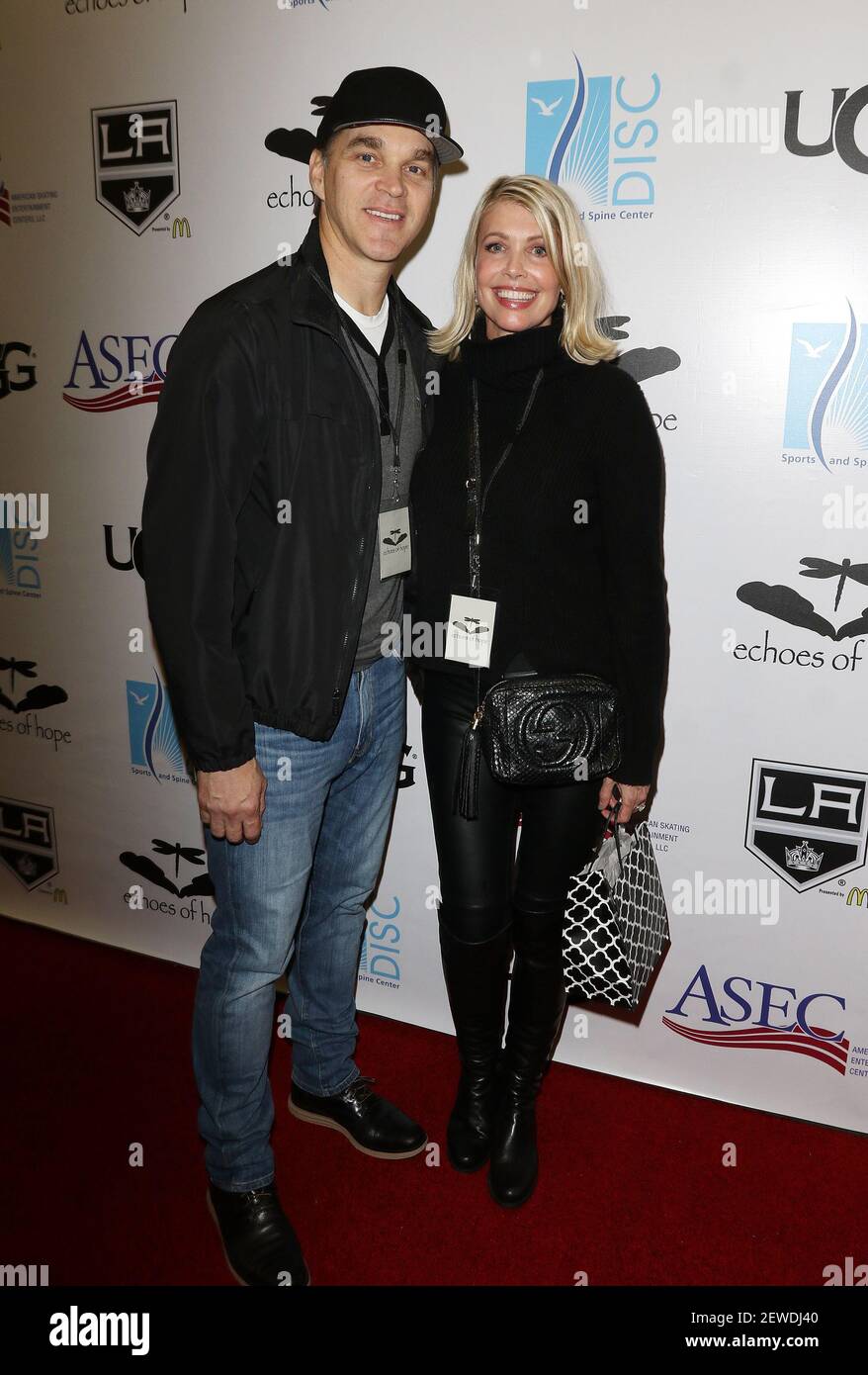 Luc Robitaille and wife Stacey Toten at The Luc Robitaille's Celebrity ...