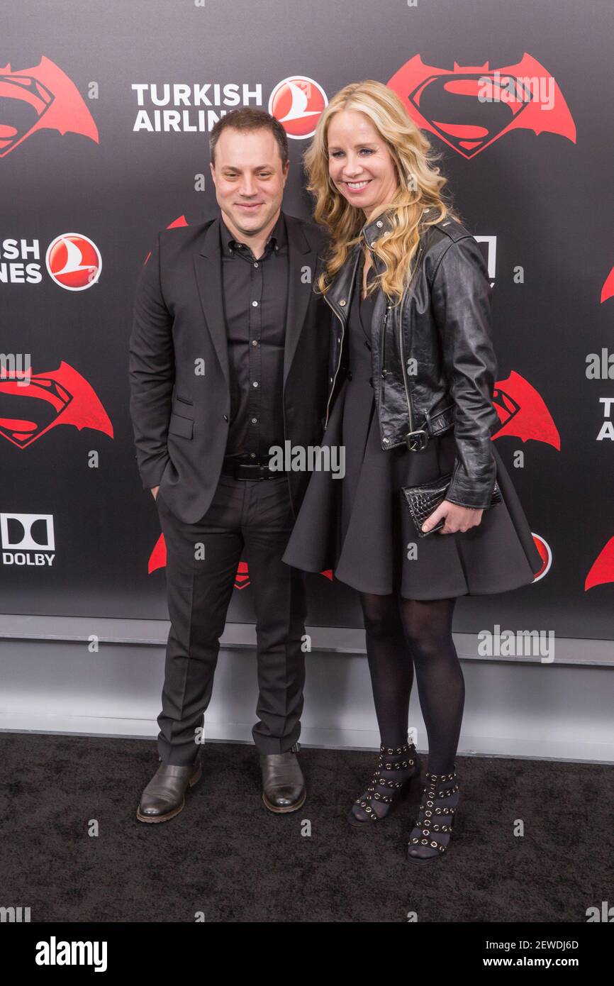 President of DC Entertainment Diane Nelson (R) attends the 'Batman v ...