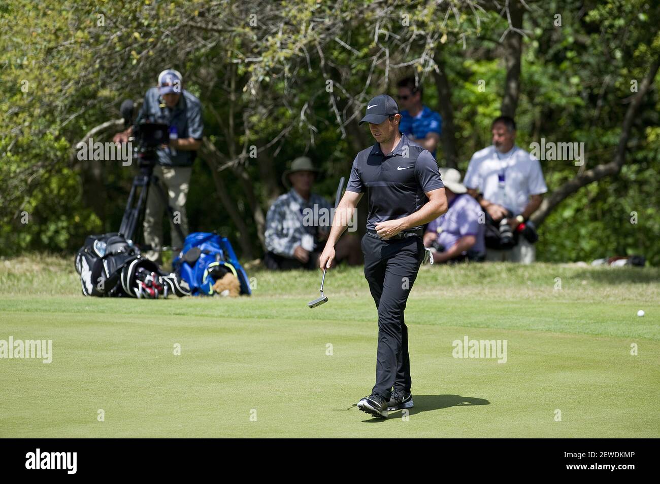 Rory McIlroy in action World Golf Championships-Dell Match Play Round 5 ...