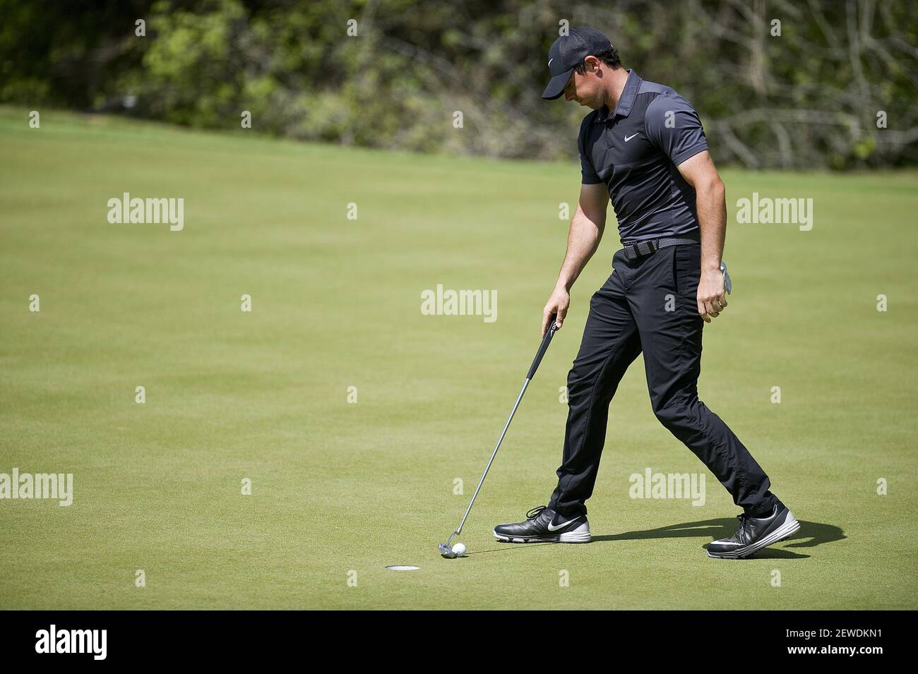 Rory Mcllroy in action World Golf Championships-Dell Match Play Round 5 ...