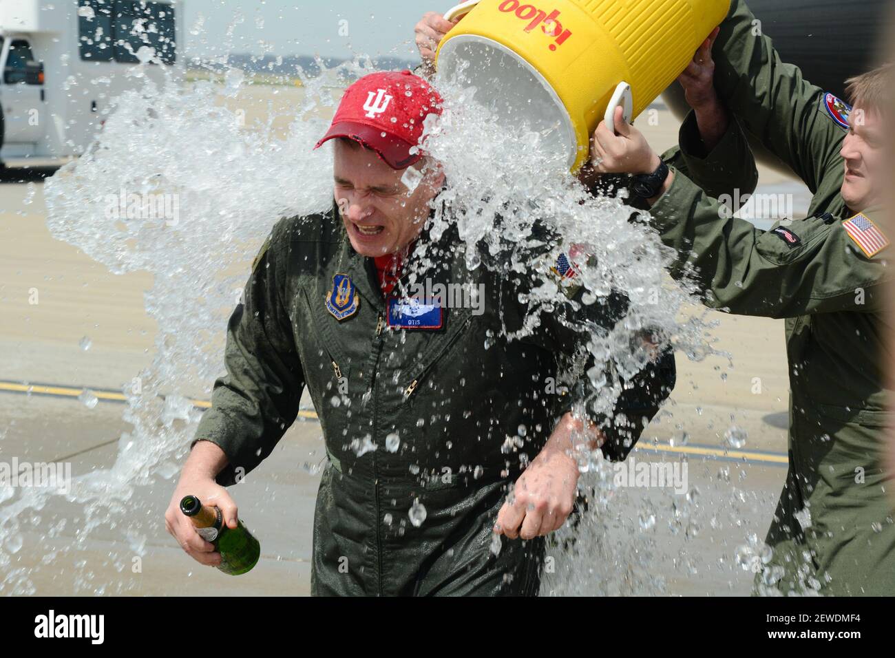 U.S. Air Force Col. Robert Oates, the commander of the Advanced Airlift ...