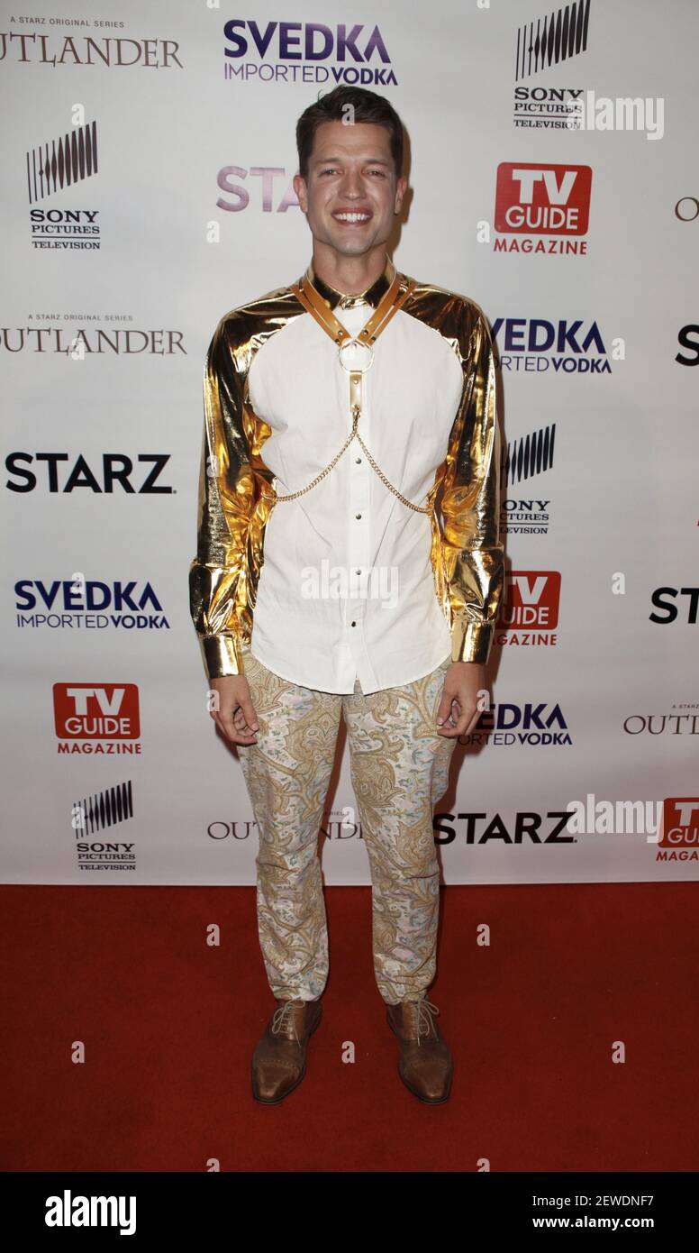 Actor Simon Kassianides arrives at the TV Guide and STARZ celebrate ...