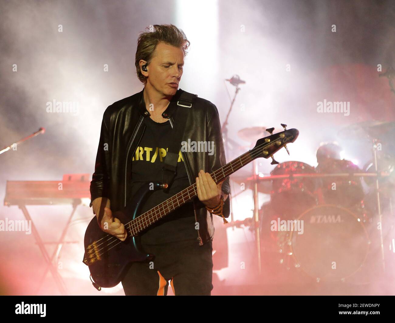 MIAMI, FLORIDA - APRIL 1: Bass player John Taylor from Duran Duran ...
