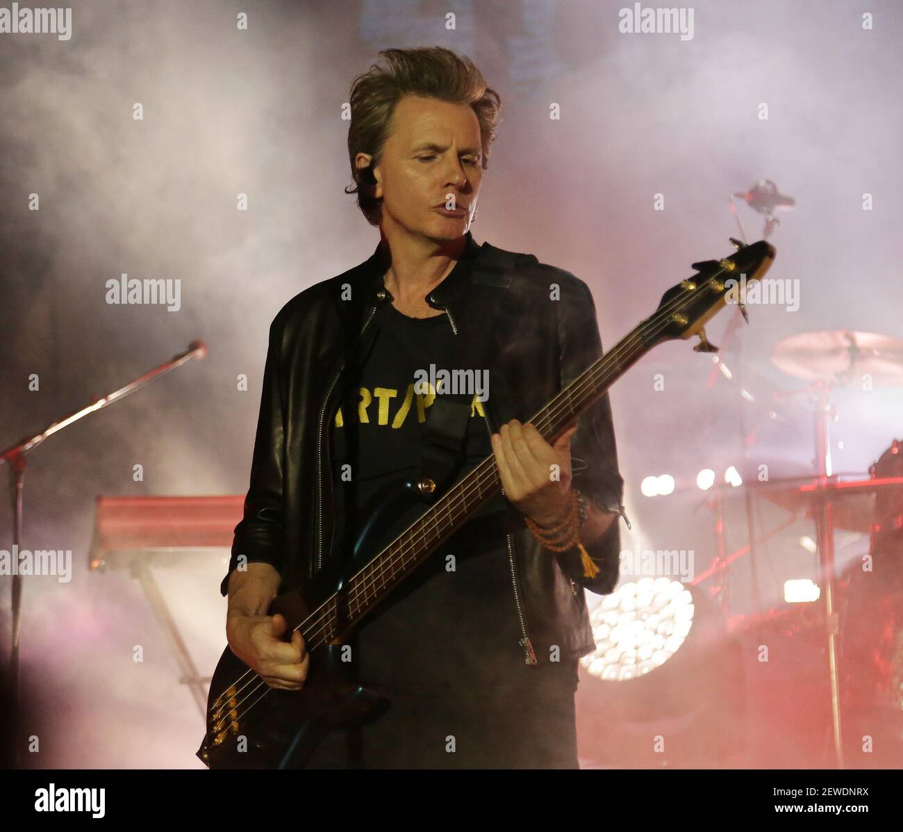MIAMI, FLORIDA - APRIL 1: Bass player John Taylor from Duran Duran ...