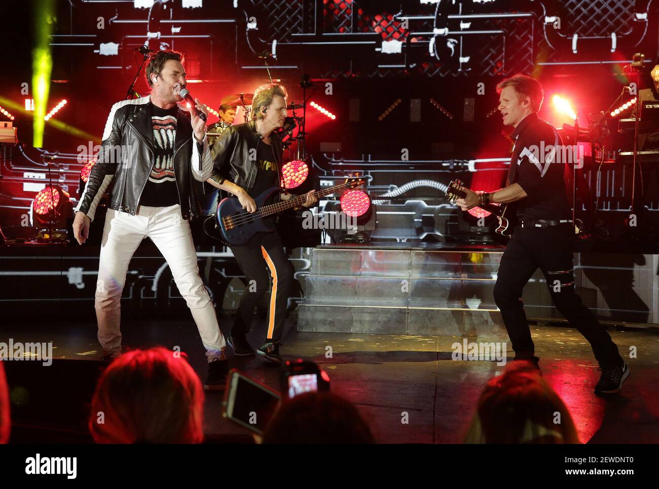 MIAMI, FLORIDA - APRIL 1: Simon Le Bon, JohnTaylor and Andy Taylor from ...