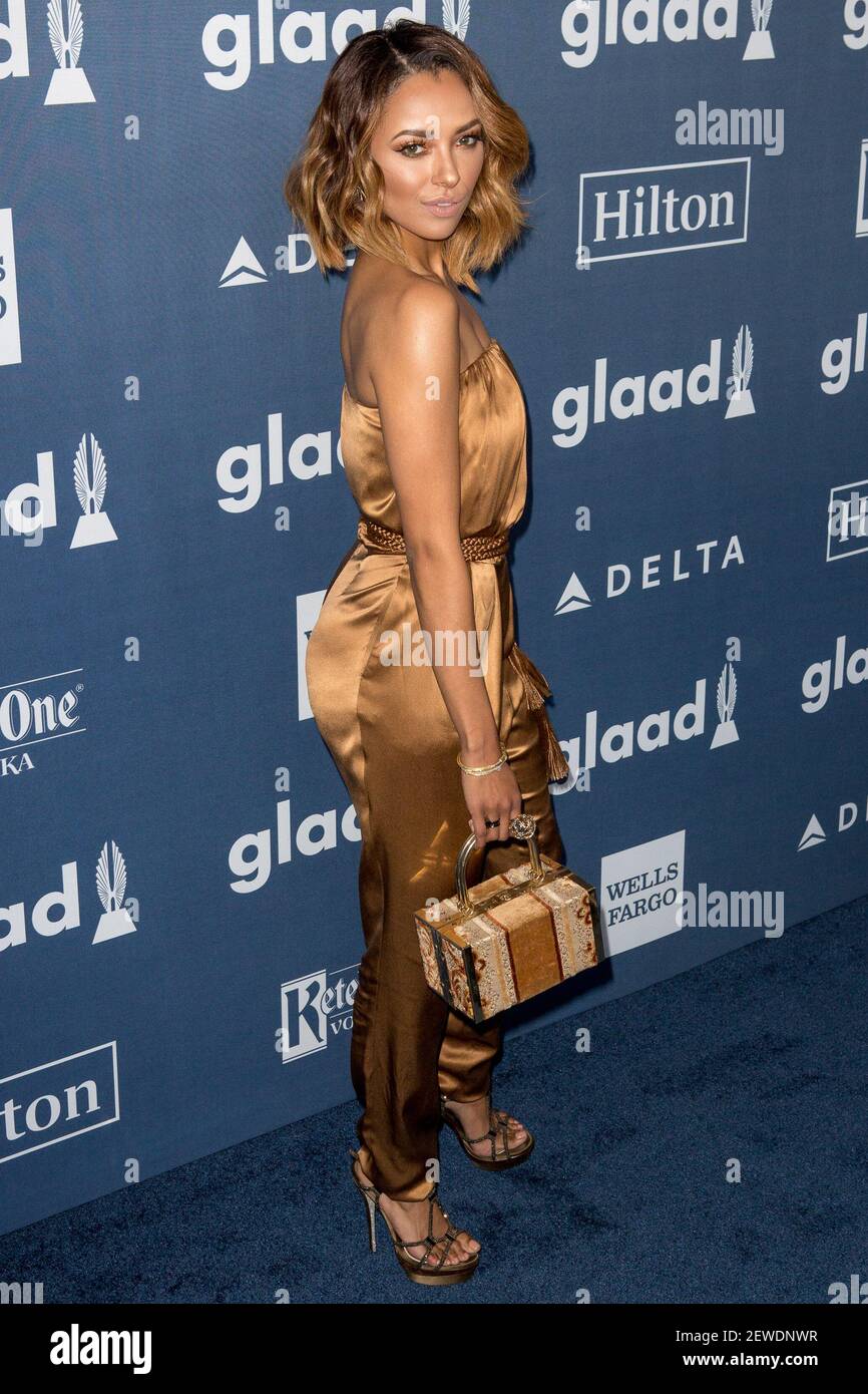 Kat Graham attends 27th Annual GLAAD Media Awards at the Beverly Hilton ...