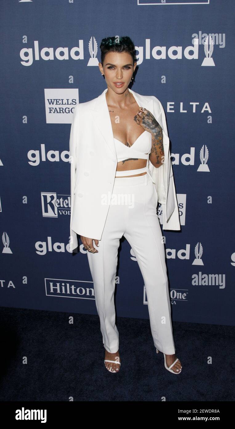 Ruby Rose attends the 27th Annual GLAAD Media Awards at the Beverly ...
