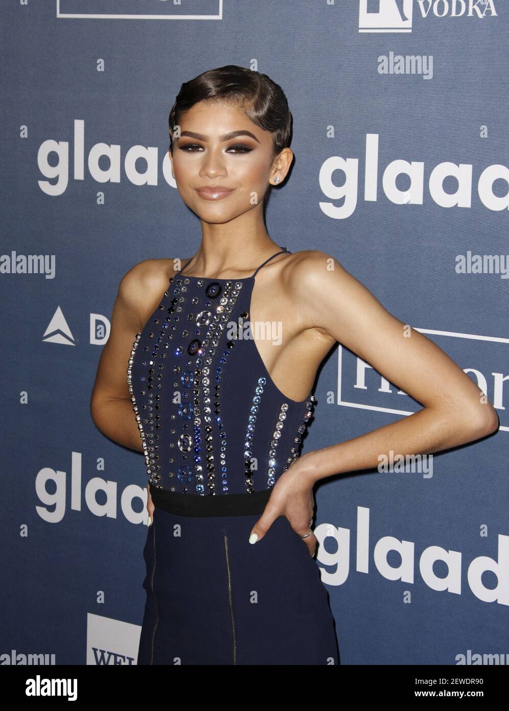 Zendaya attends the 27th Annual GLAAD Media Awards at the Beverly ...