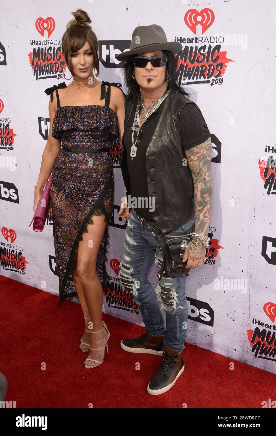 Nikki Sixx, Courtney Sixx. iHeartRadio Music Awards held at The Forum ...