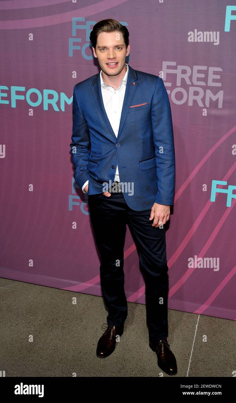 Actor Dominic Sherwood attends the ABC TV Freeform presentation at ...