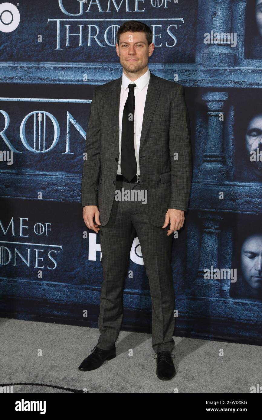 Patrick Fugit at The Premiere of HBO's 'Game Of Thrones' Season 6 held ...