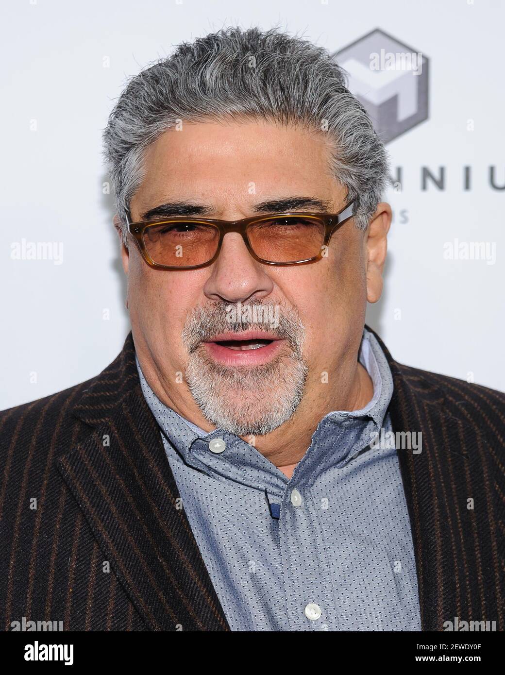 Vincent Pastore attending the premiere of "Criminal" at AMC Loews ...