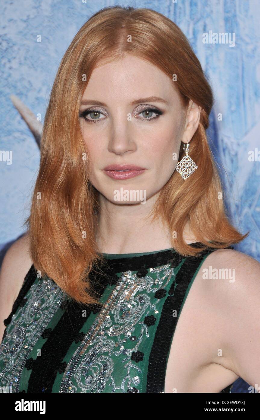 Jessica Chastain arrives at "The Huntsman Winter's War" Los Angeles ...