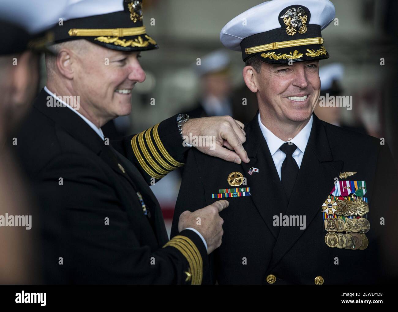 YOKOSUKA, Japan (April 12, 2016) Capt. Chris Bolt, former commanding ...