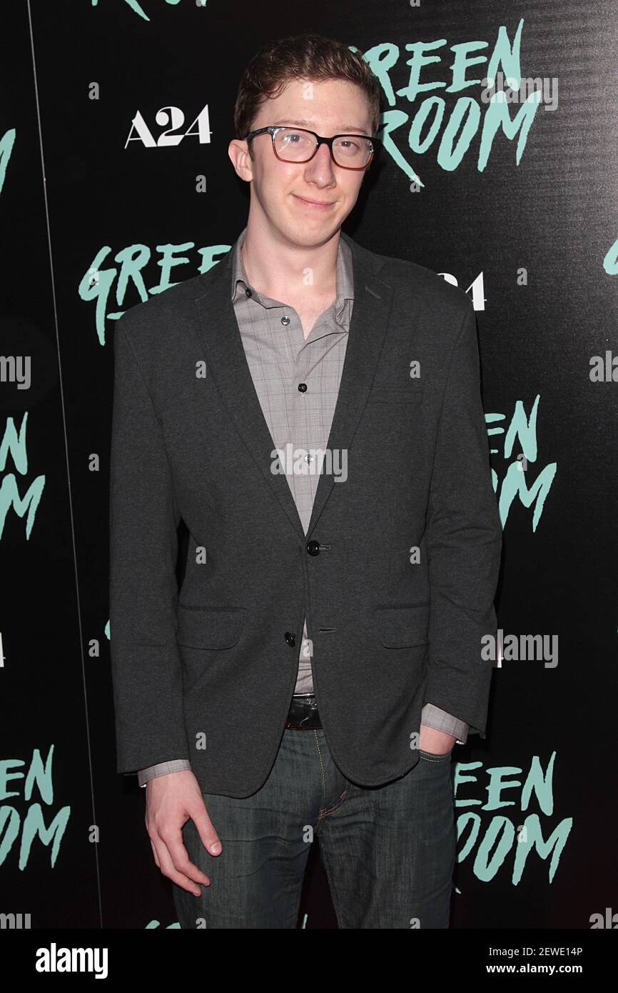 13 April 2016 - Los Angeles, California - David Thompson. "Green Room ...
