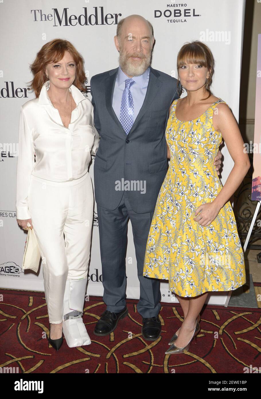 13 April 2016 - Los Angeles, California - Susan Sarandon, J.K. Simmons, Lorene Scafaria. "The ...